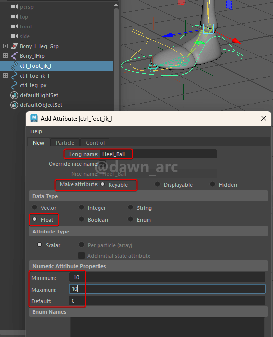 [Maya]Rigging 16 - Ankles & Heels